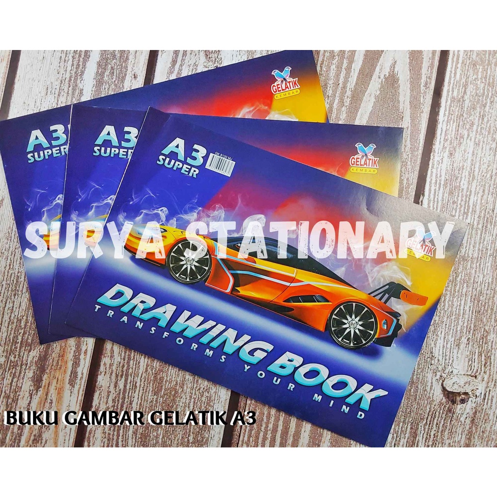 Jual (PCS) BUKU GAMBAR GELATIK A3 / GELATIK A3/ GELATIK A3 | Shopee ...