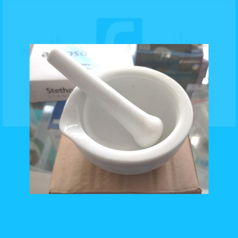 Jual mortir dan stemper / lumpang dan alu 8cm keramik | Shopee Indonesia