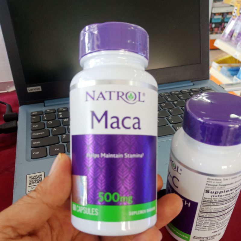 Jual Natrol Maca 500mg 60 Capsules | Shopee Indonesia