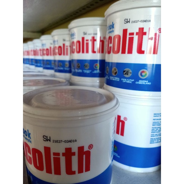 Jual DECOLITH CAT TEMBOK 1KG Warna SW | Shopee Indonesia