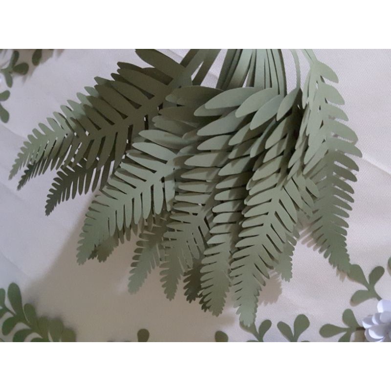Jual Daun pakis paper flower/ Kerajinan kertas | Shopee Indonesia