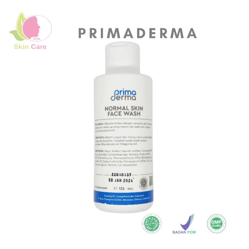 Jual Primaderma Normal Skin Face Wash | Shopee Indonesia