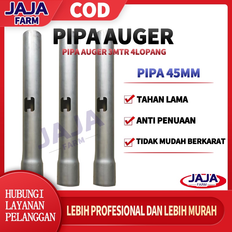 Jual Pipa Auger 3mtr 4 lopang (diameter 45mm) - Tempat Pakan Otomatis ...