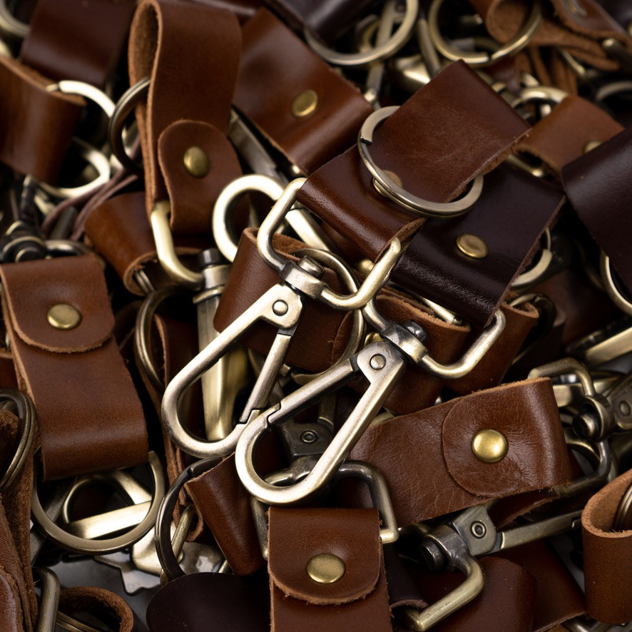 Jual Kenes Leather Gantungan Kunci Motor Rumah KEYCHAIN Kulit Asli Tali ...