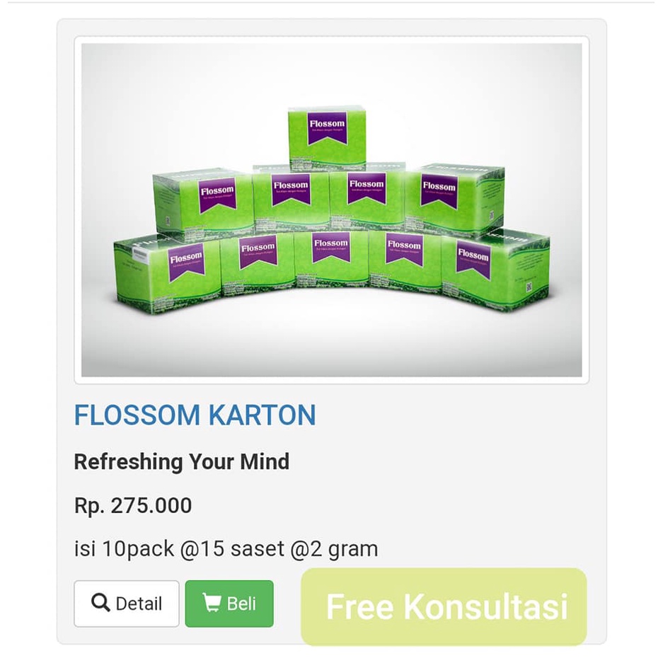 Jual Flossom Tea | Teh Hitam Premium Berkolagen yang Tinggi Antioksidan ...