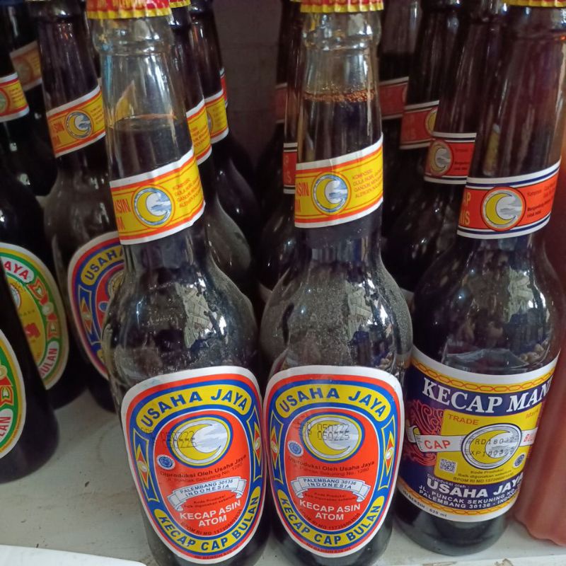 Jual Kecap cap bulan Atom /manis 620ml | Shopee Indonesia