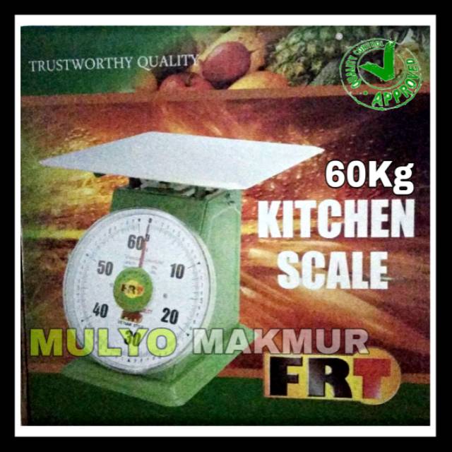Jual TIMBANGAN PLAT DATAR FRT 60KG | Shopee Indonesia