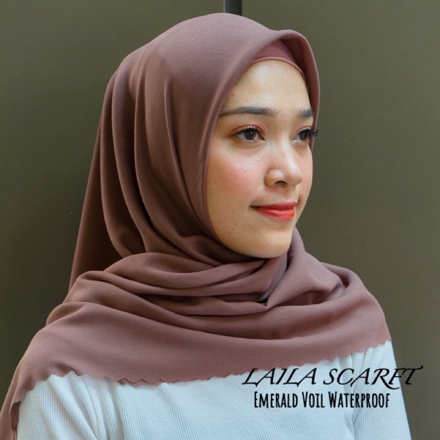 Jual Hijab Brownie (Laila Scraft) | Shopee Indonesia