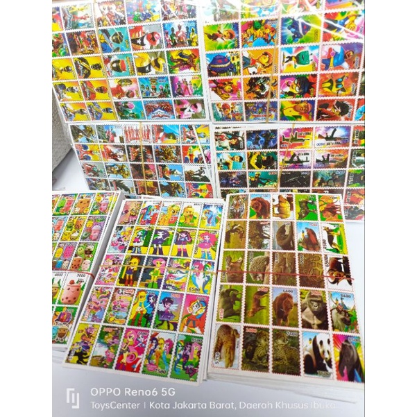 Jual 50LEMBAR STIKER PERANGKO MIX | Shopee Indonesia