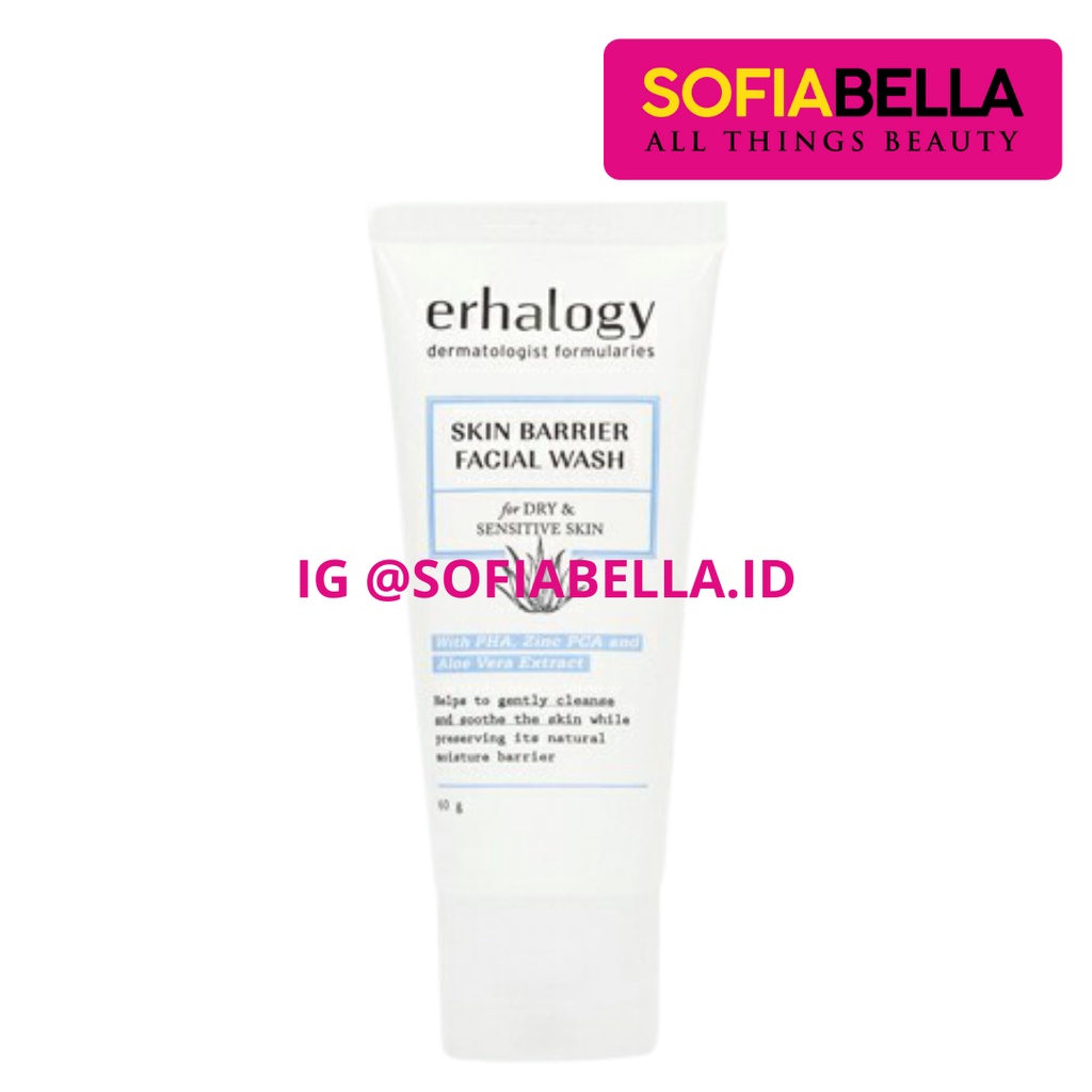 Jual ERHA SKIN SITIVE BARRIER FACIAL WASH FOR DRY & SENSITIVE SKIN 60G ...