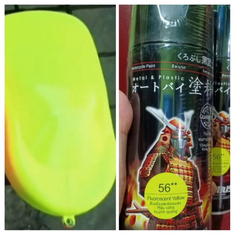 Jual Pilok Pilox Cat Semprot Samurai Paint Kurobushi 400 ml - Fluorescent Yellow / Kuning ...