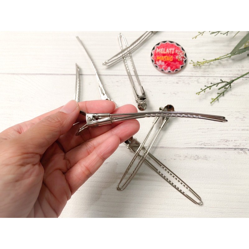 Jual JEPIT BEBEK JUMBO BESAR / JEPIT RAMBUT STAINLESS BESI LUBANG ...