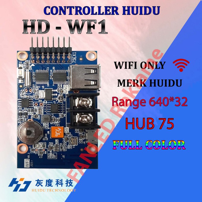 Jual Kontroler HUIDU HD-WF1 HDWF1 WF1 WIFI FULL COLOR | Shopee Indonesia