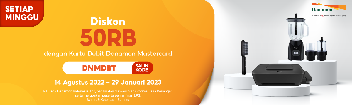 Diskon 50.000 dengan Kartu Debit Danamon Mastercard