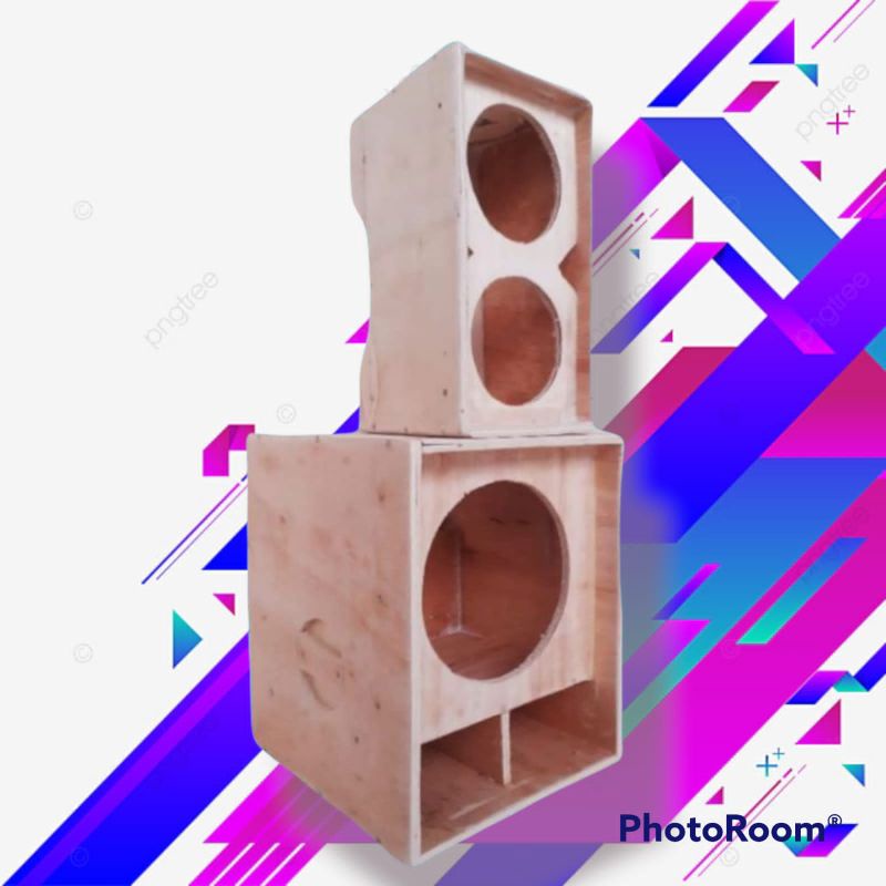 Jual paket hemat )Box 6 inch miniscoop + 4 inch line array double ...