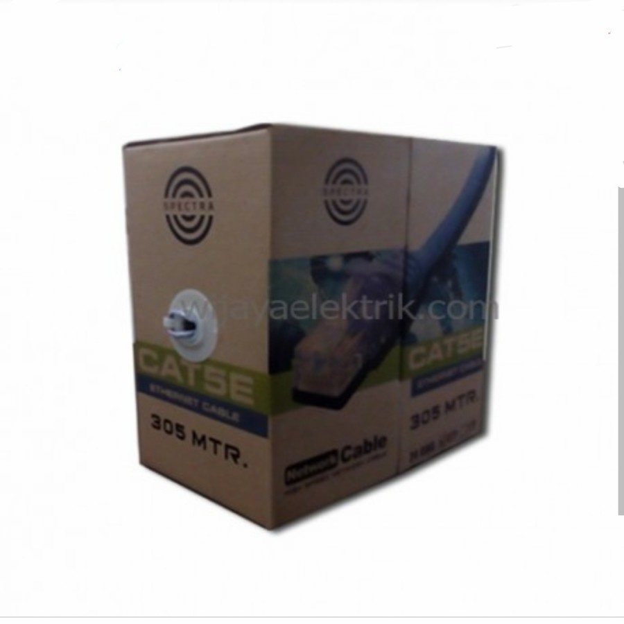 Jual kabel lan indoor utp cat5e spectra | Shopee Indonesia