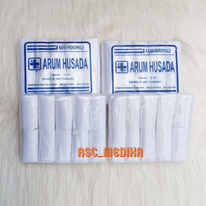 Jual Kasa Gulung 5cm x 2.5yard Arum Husada / Kasa Verban Perban Gulung ...