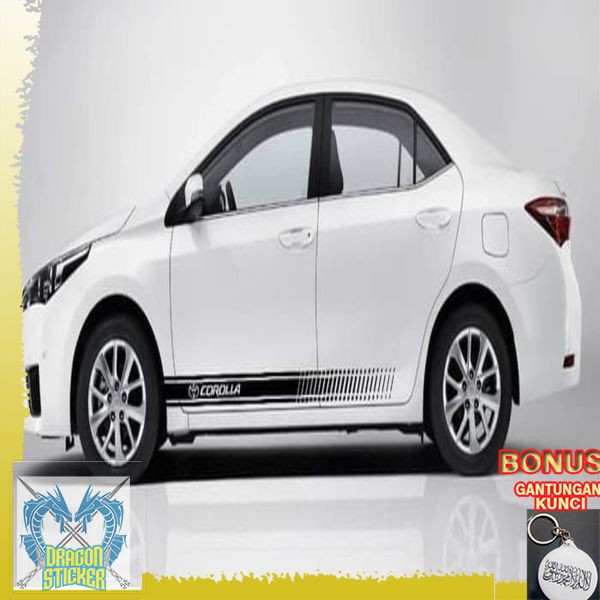 Jual TERMURAH STICKER STIKER COROLLA CUTTING STICKER MOBIL TOYOTA ...