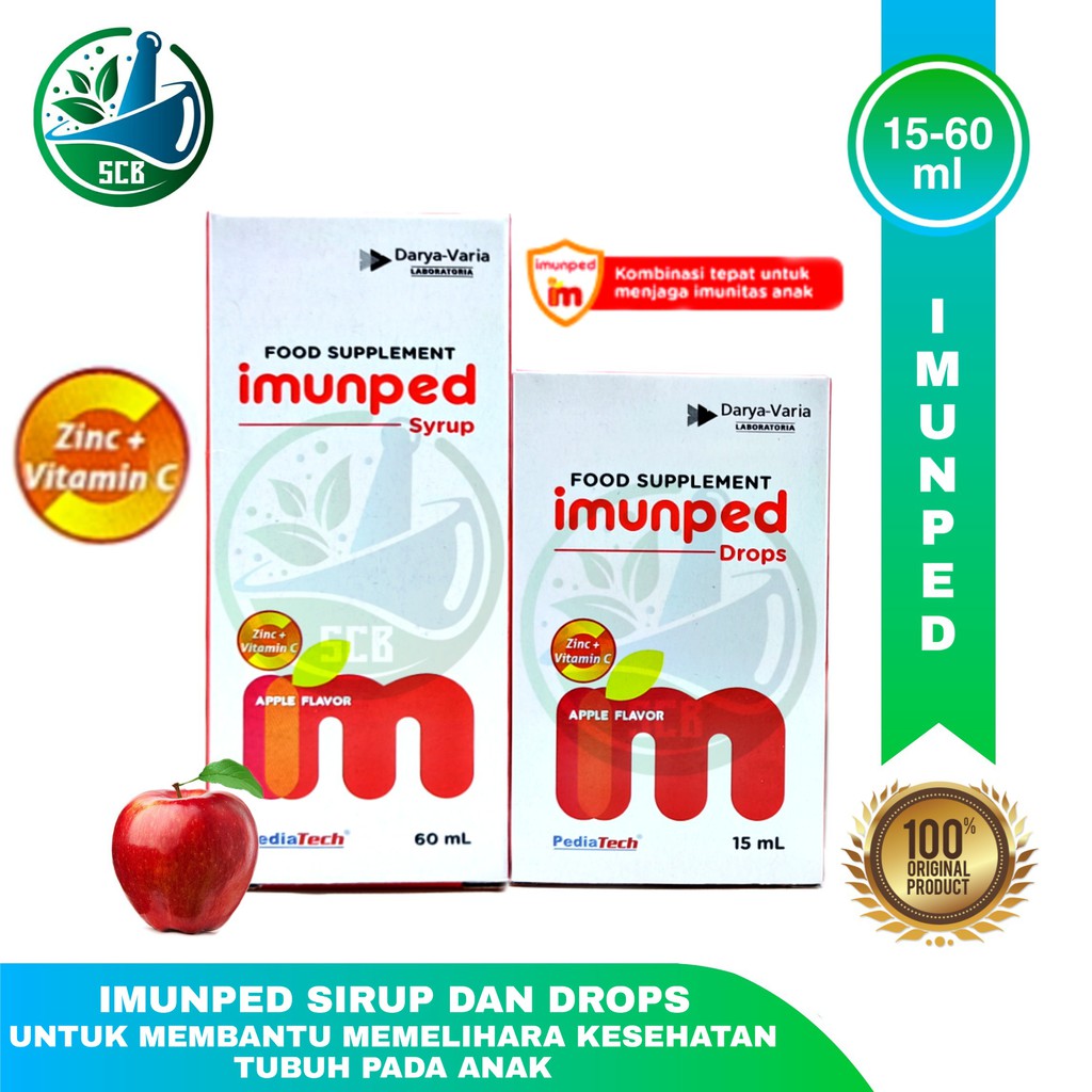 Jual Imunped Sirup / Drops - Suplemen Zinc dan Vitamin C Anak | Shopee ...
