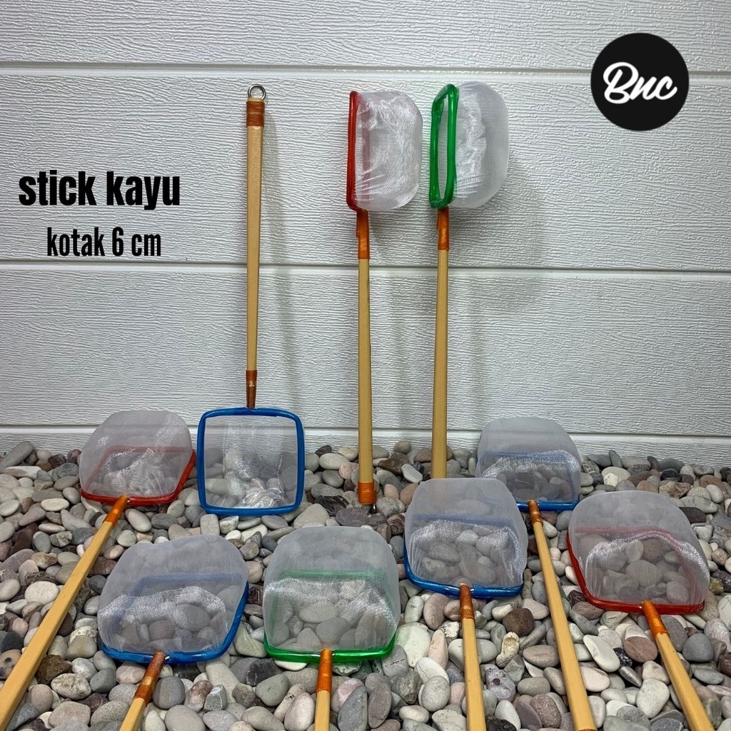 Jual Serokan Ikan Hias Cupang Gupy KAYU Saringan Kutir Seser Jentik ...