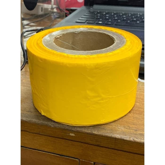 Jual Safety Garis Proyek Police Line Barricade Tape Kuning 3" X 300 ...