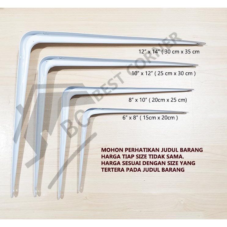 Jual Siku Rak Soligen 6" x 8" / 15cm x 20cm Tipis | Shopee Indonesia