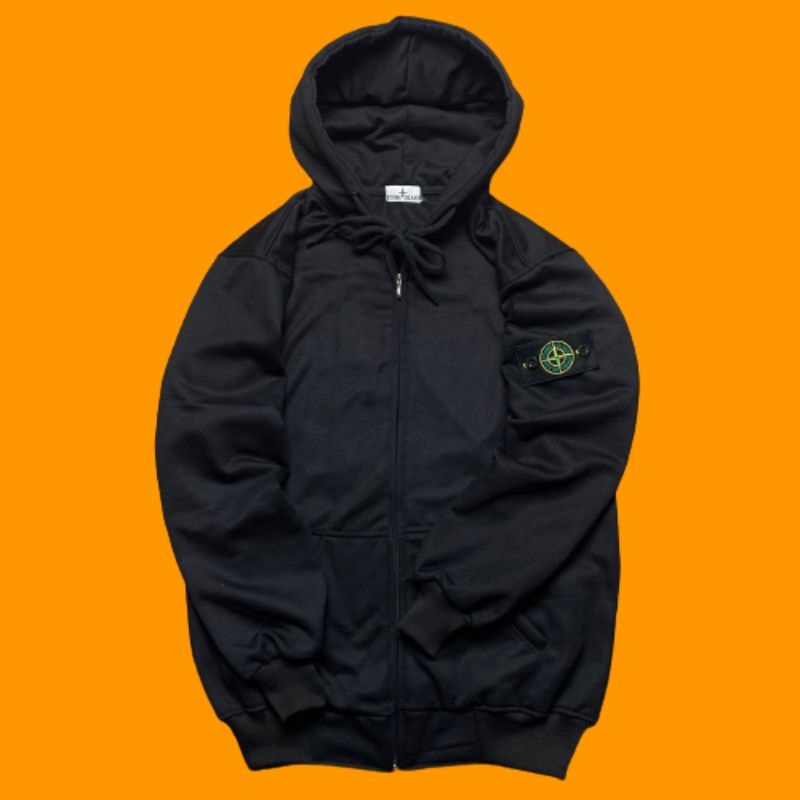 Jual Zipper St*ney 15)4ND Warna Hitam Dan Army Premium / Jacket ...