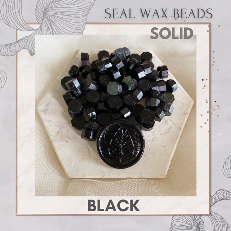 Jual 1 Pcs Seal Wax Beads SOLID - seal wax octagon - butir - stempel ...