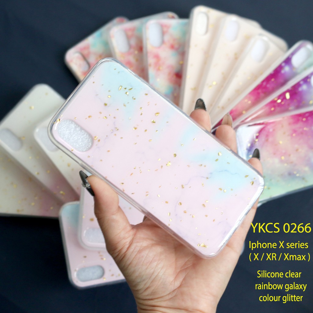 Jual YKCs 0266 Iphone X Xmax XR XS silicone warna Jelly back cover ...