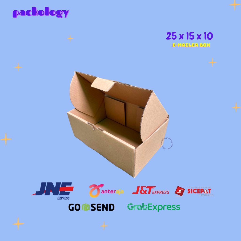 Jual Kardus 25x15x10 cm | dusbox box kardus box dus packing Die Cut ...