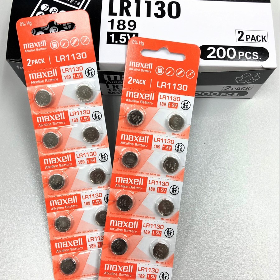 Jual ORIGINAL MAXELL LR1130 / AG10 BATRE BATERAI BATTERY | Shopee Indonesia