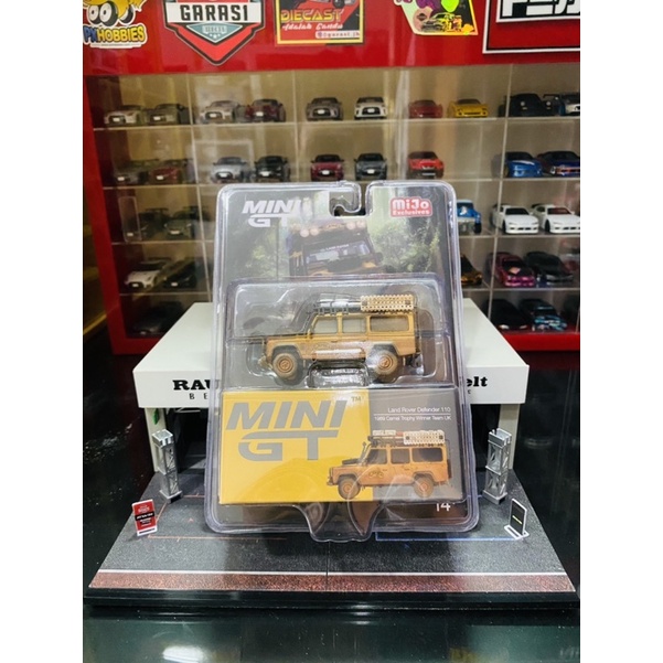 Jual Mini GT No 221 Land Rover Defender 110 Dirty Camel Trophy Mijo ...