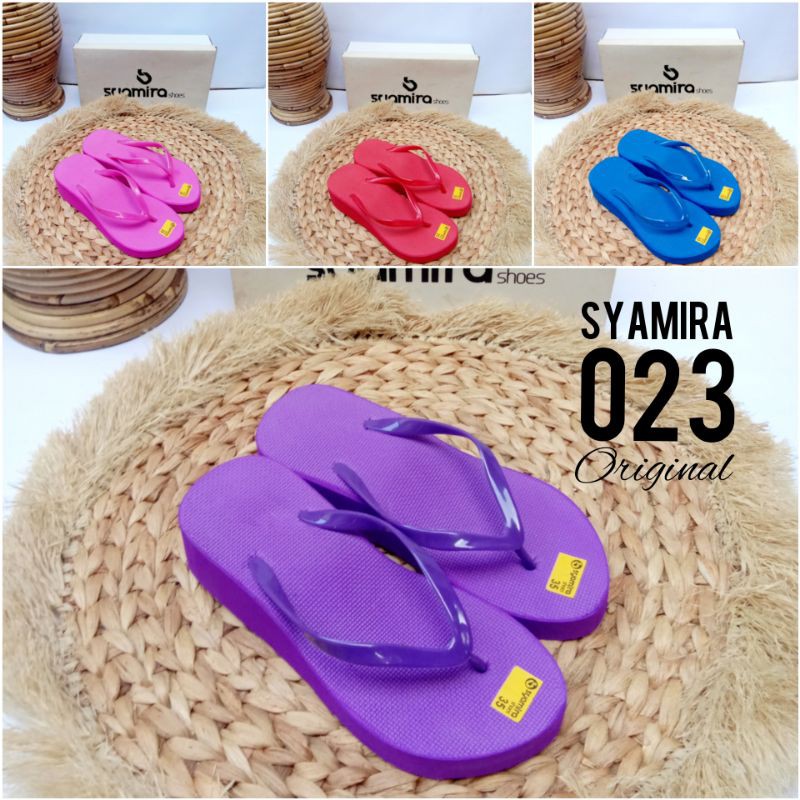 Jual [ SYAMIRA 023 Wedges spon tanggung ] / New sandal wedges spon / By ...