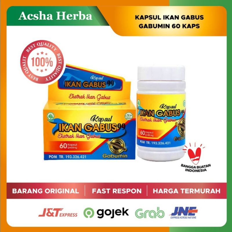Jual Ikan Gabus Ekstrak Extra Gabumin Kapsul | Shopee Indonesia