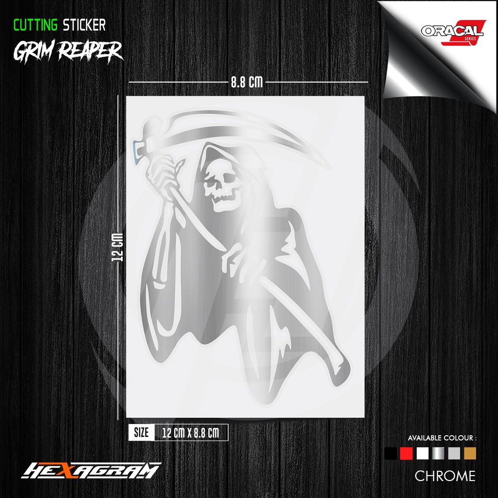 Jual Cutting Sticker Grim Reaper 01 | Stiker Grim Reaper 01 | Grim ...