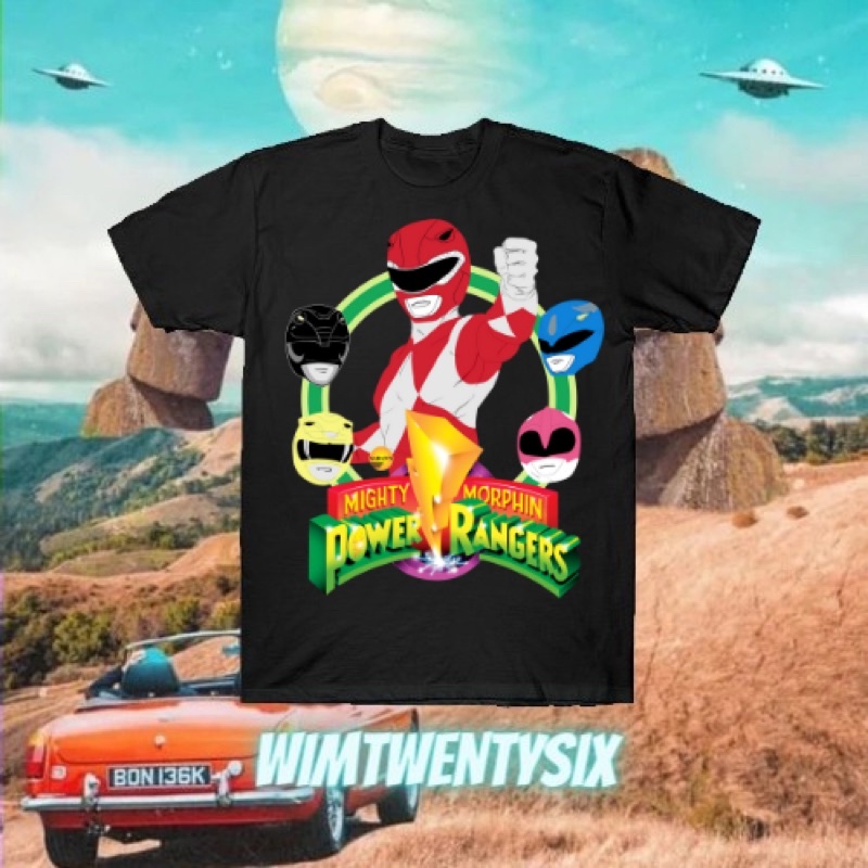 Jual KAOS POWER RANGERS DIMENSIONS IN DANGER VINTAGE TEE ( UNISEX ...