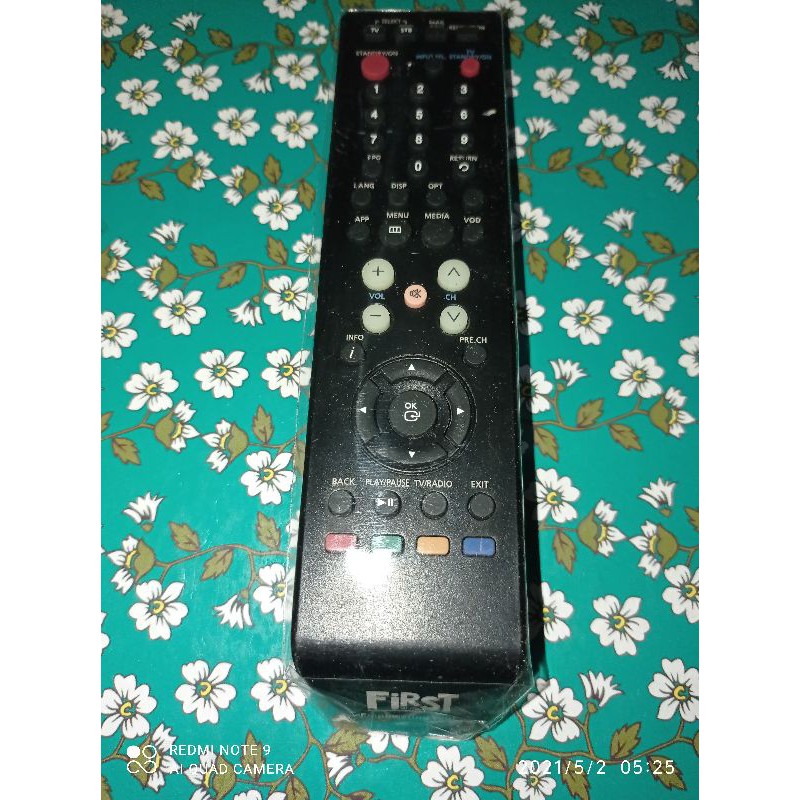 Jual REMOTE REMOTE STB TV KABEL FIRST TV/FIRST MEDIA ORIGINAL | Shopee ...