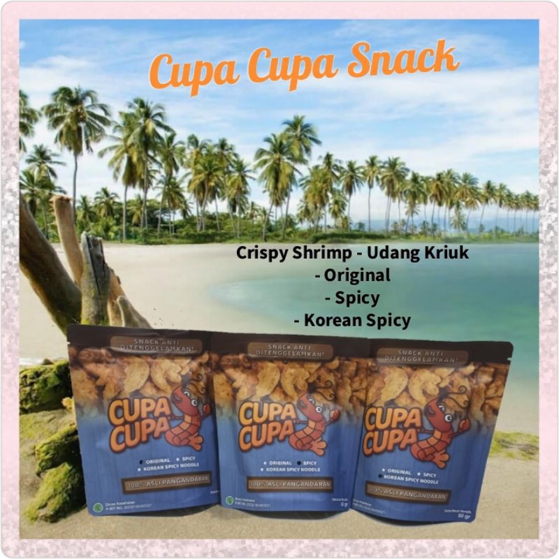 Jual Cupa Cupa Snack Crispy Shrimp-Snack Cemilan Bergizi Seafood Udang ...