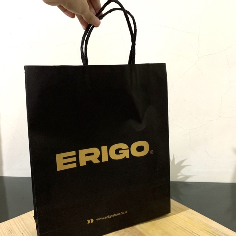 Jual Paperbag Erigo Asli Original Branded Shopping Bag | Shopee Indonesia