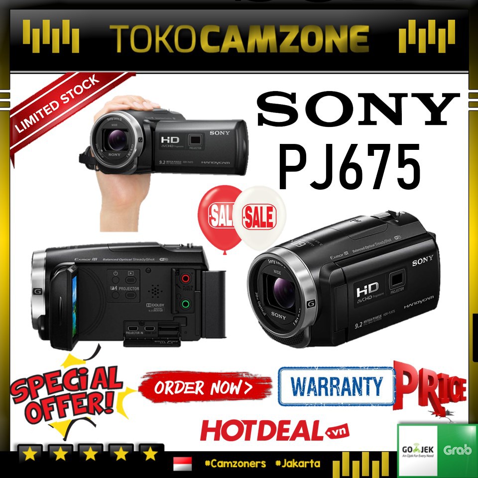 Jual Sony HDR-PJ675 / PJ675 Full HD Handycam Camcorder Built-In Projector (PAL) | Shopee Indonesia