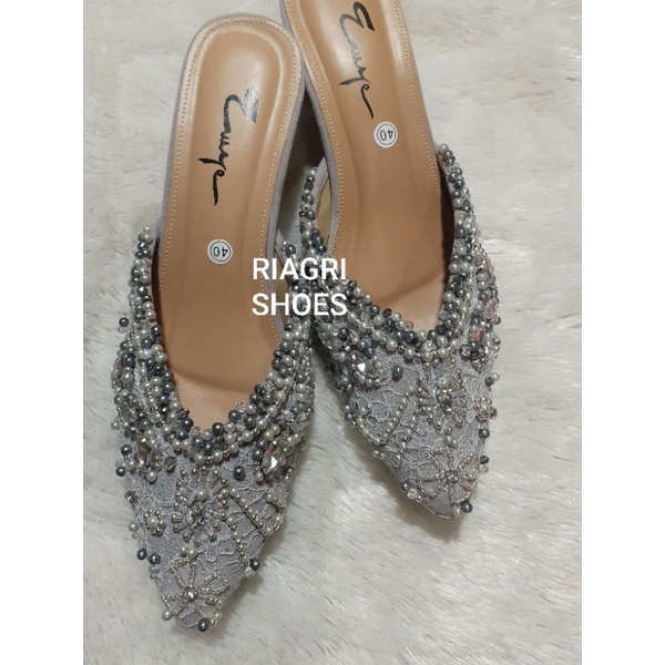 Jual Selgri sepatu Payet brukat manten | Shopee Indonesia