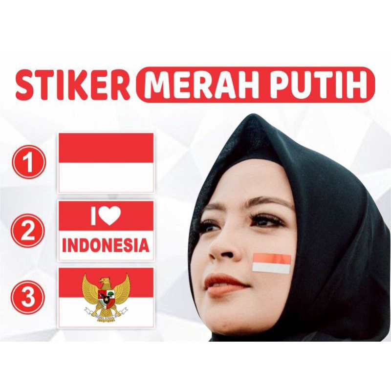 Jual Sticker Merah Putih kemerdekaan | Shopee Indonesia