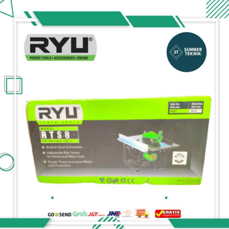Jual Meja Potong Kayu 8 Inch / Ryu RTS 8 InchTable Saw | Shopee Indonesia