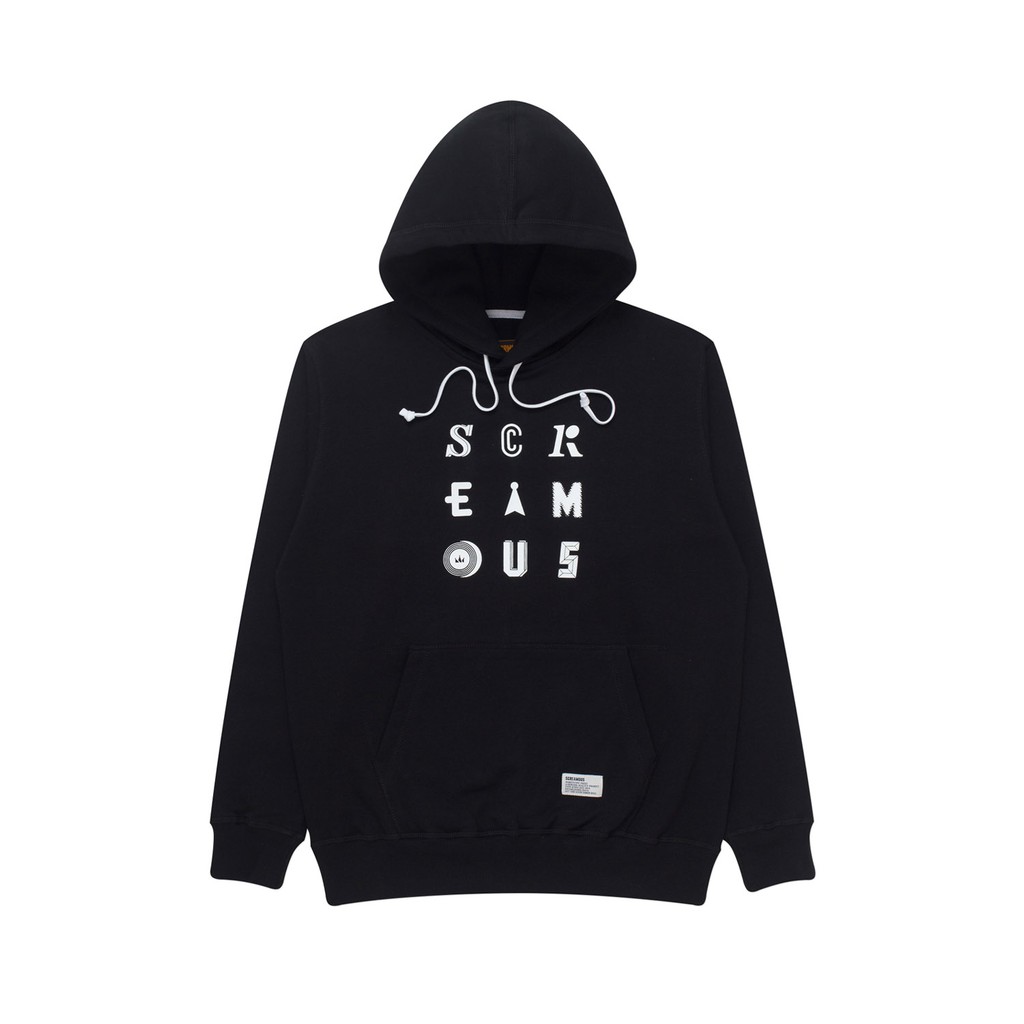 Jual Screamous Sweater Pullover Hoodie TYPEFACE BLACK | Shopee Indonesia