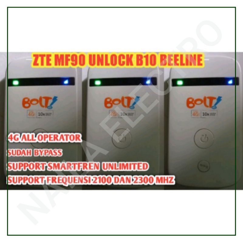 Jual MODEM WIFI 4G ALL Operator ZTE MF90 BEELINE 10 (Second) | Shopee ...