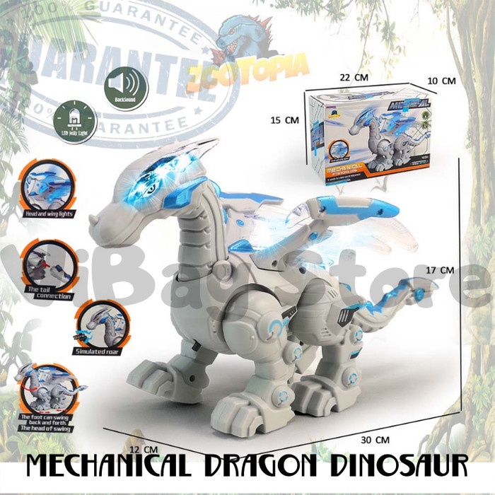 Jual Mainan Robot Mechanical Dragon Dinosaurus Naga Dino Zootopia ...