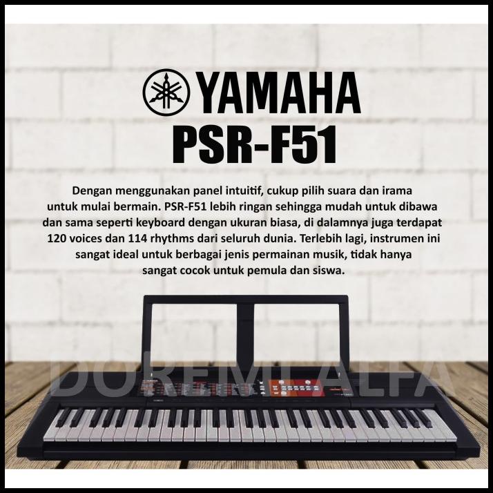 Jual Keyboard Yamaha Portable Psr-F51 / Psr F 51 / Psr F51 | Shopee Indonesia
