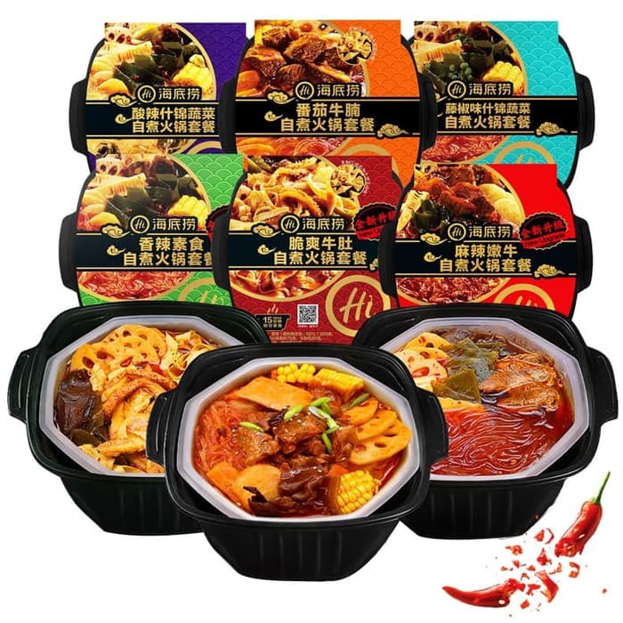 Jual Haidilao Lazy Hotpot Instant Hot Pot Self Heat Mala | Shopee Indonesia