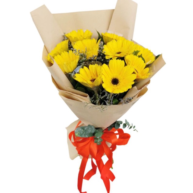 Jual Buket bouquet Bunga Garbera segar Asli Surabaya | Shopee Indonesia