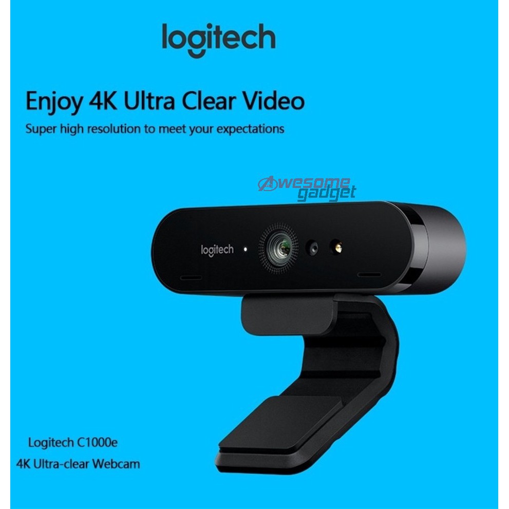 Jual Logitech BRIO C1000e 4K HD Webcam Wide Angle Ultra HD 1080p Video ...